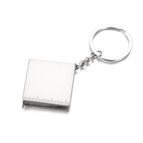 Keychain Measure Gauging Tool Measuring Tools Retractable Ruler Tape ...