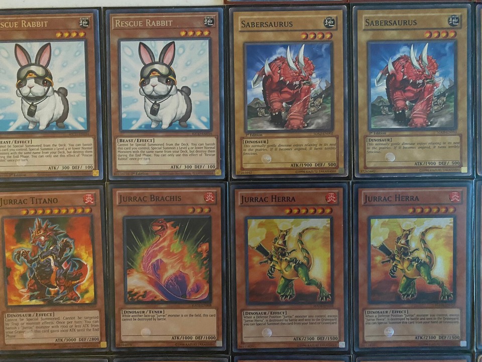 YUGIOH Dino Rabbit 2012 Deck with Sleeves Complete 44 - Cards | eBay