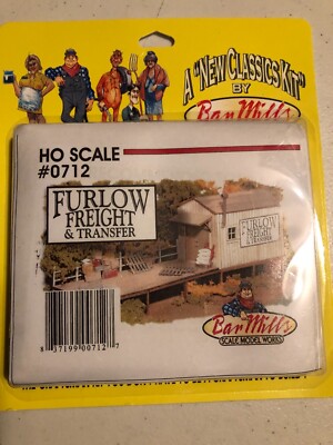 Bar Mills HO Scale 0712 Furlow Freight and Transfer Building Kit HH | eBay