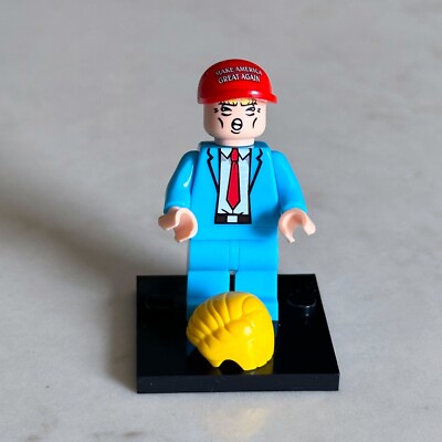 BRAND NEW President Donald Trump Lego Minifigure With MAGA Hat | eBay