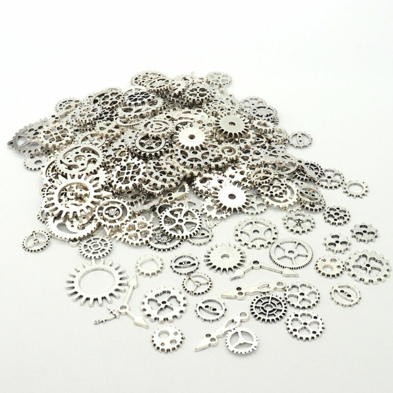 100g Watch Parts Gears Fr Steampunk Cyberpunk Cogs Jewellery DIY Art ...