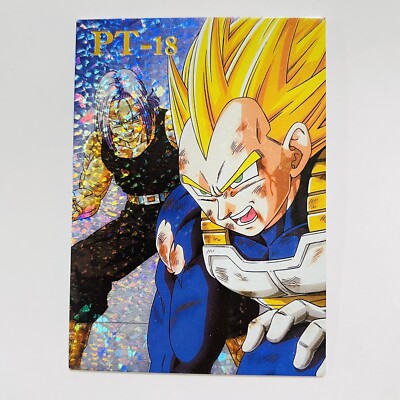 Dragon Ball Premium Holo Foil PT Card - Vegeta & Trunks | eBay