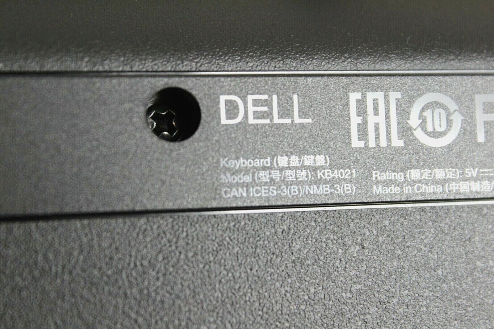Dell Wyse QWERTY Keyboard - Black ICELANDIC DJ501, KB4021, KB212-B new ...