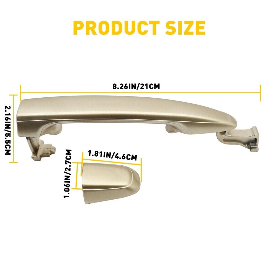 For 04-10 Sienna Toyota Rear Outside Door Exterior Handle Left / Side ...