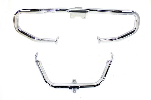 Chrome Chopped Front Engine Guard fits Harley Davidson | eBay