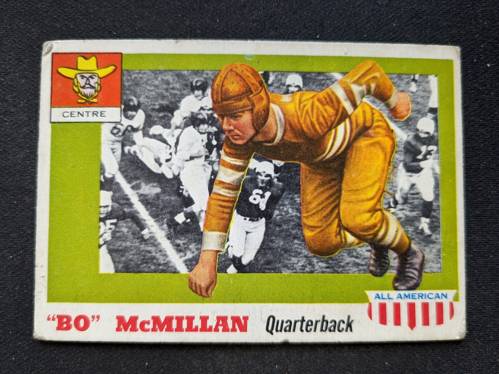 1955 Topps All American Football Card # 47 Bo McMillan - Centre (VG/EX ...