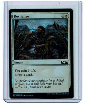 Revitalize - Foil - 2019 Core Set - Magic the Gathering | eBay