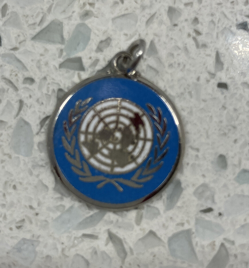 Sterling Silver Enamel United Nations World Unity Sym… - Gem