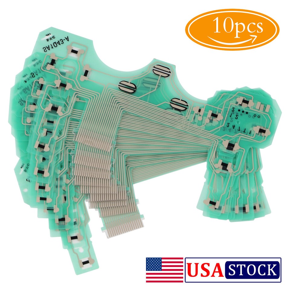 10SET Controller PCB Ribbon Circuit Board SA1Q43A for PS2 Dualshock ...