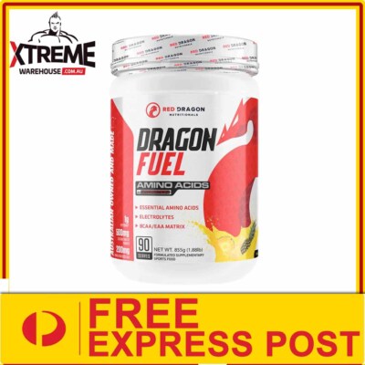 RED DRAGON FUEL 90 SRV //AMINO MUSCLE RECOVERY BCAA EAA ACID EXPRESS ...