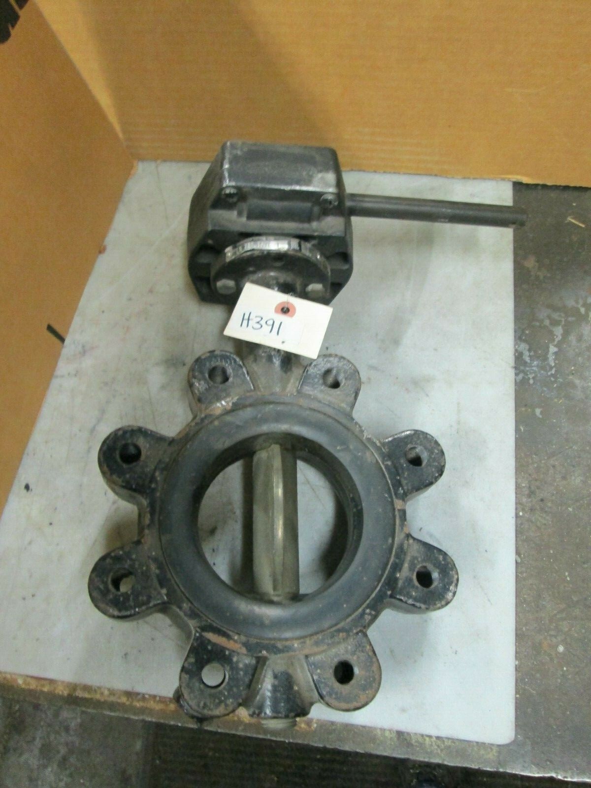 Stockham Wafer Style B/F Valve W/Actuator 4" 200 LG 722 B93E 1 (Used ...