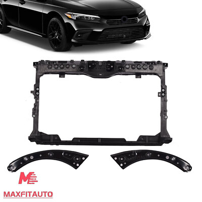 Fits 2022 2023 2024 Honda Civic Radiator Core Support With Bracket ...