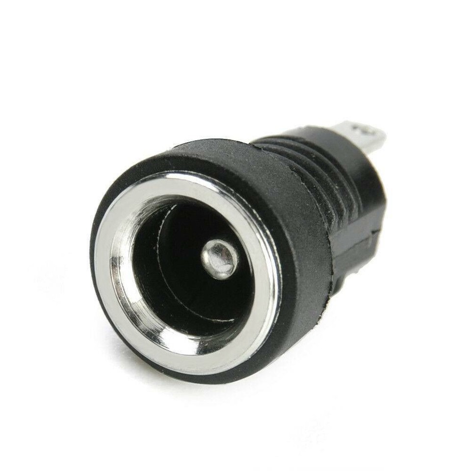 5.5x2.1mm DC Power 12V Charger Round Jack Socket Female Panel Mount ...