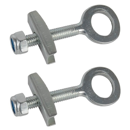 2x Bicycle Chain Adjuster / Tensioner Axle Tug, Fixie, BMX, Track ...