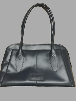 Ladies Radley handbag navy leather | eBay UK