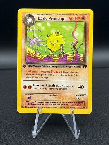 Dark Primeape 43/82 - Team Rocket - 1st Edition - MP | eBay
