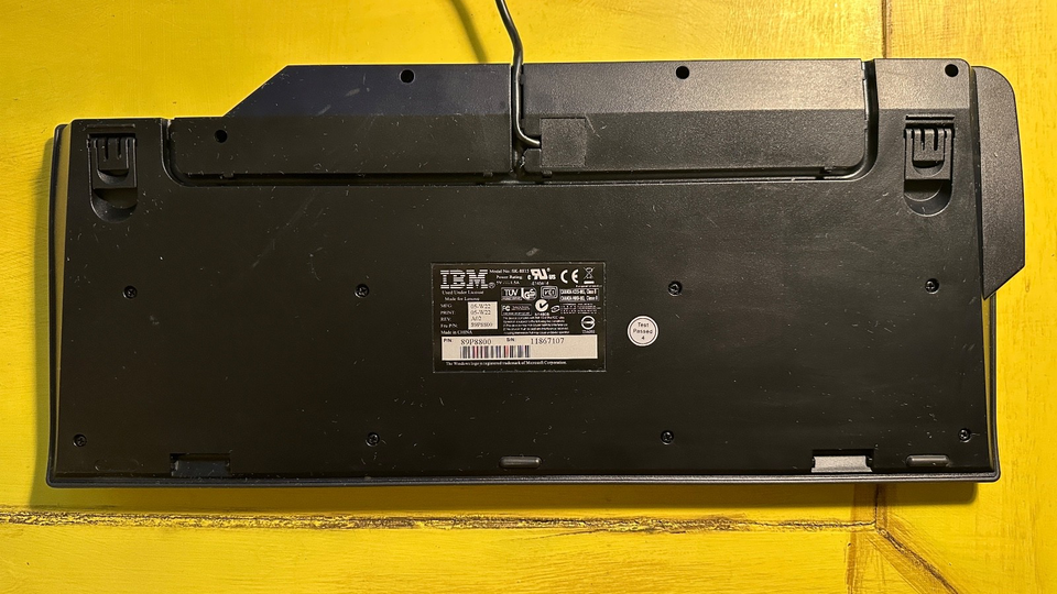 ibm sk 8815 retro usb wired keyboard tested clicky tactile sound full ...