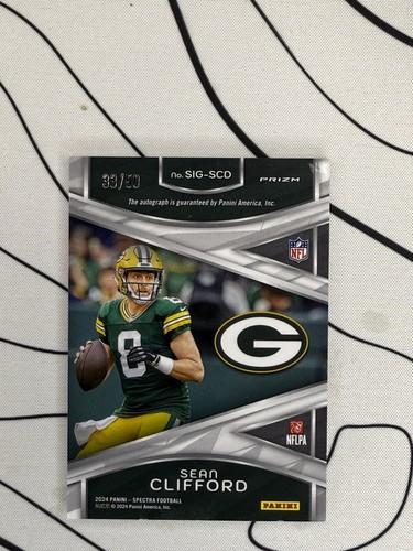 2024 Spectra Sean Clifford Autograph SIG-SCD 33/50 | eBay