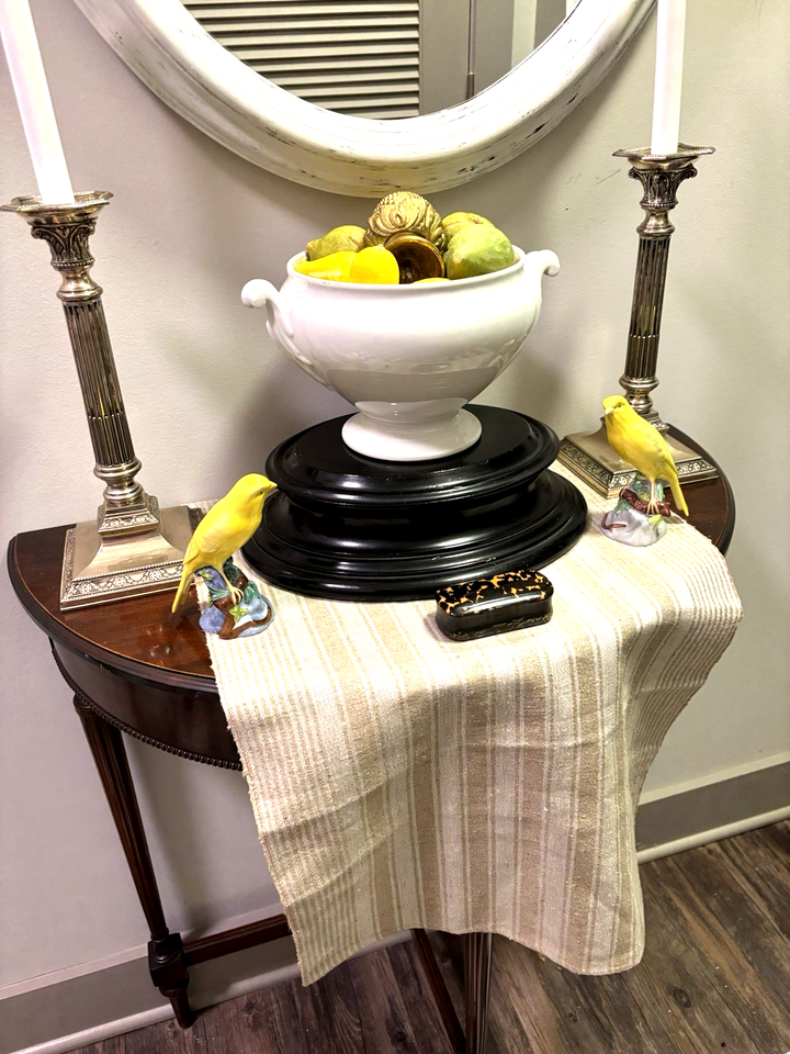 Antique English Wood Plinth Base Socle | eBay