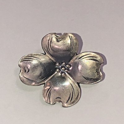 Vintage Stuart NYE Sterling Silver Dogwood Flowers Brooch, Pin | eBay