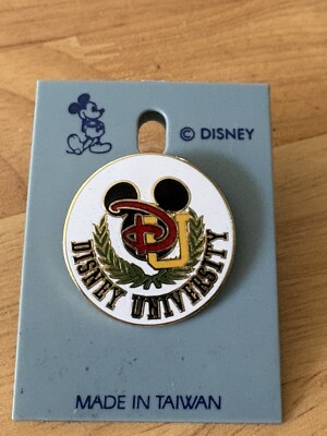 New Vintage Disney University Mickey Mouse Cast/ Employee Hat/ Lapel ...