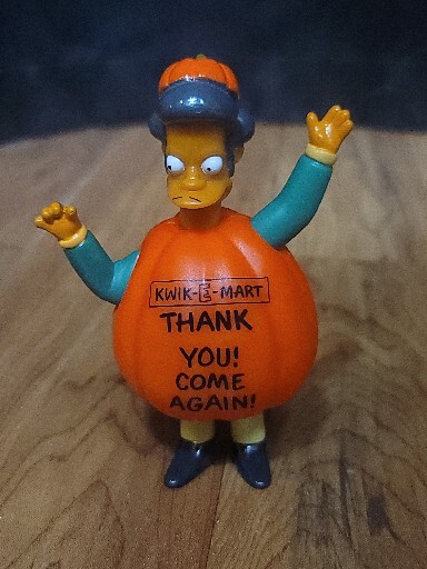 The Simpsons Burger King Apu Pumpkin Kwik-E-Mart 2001 4" PVC | eBay