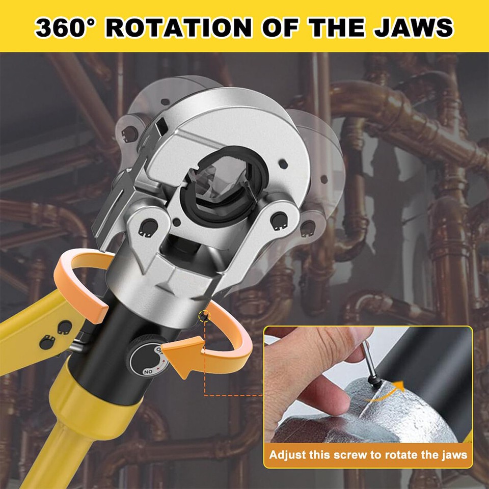 16-32mm Copper Tube Fitting Hydraulic Pipe Crimping Tool Pressing ...