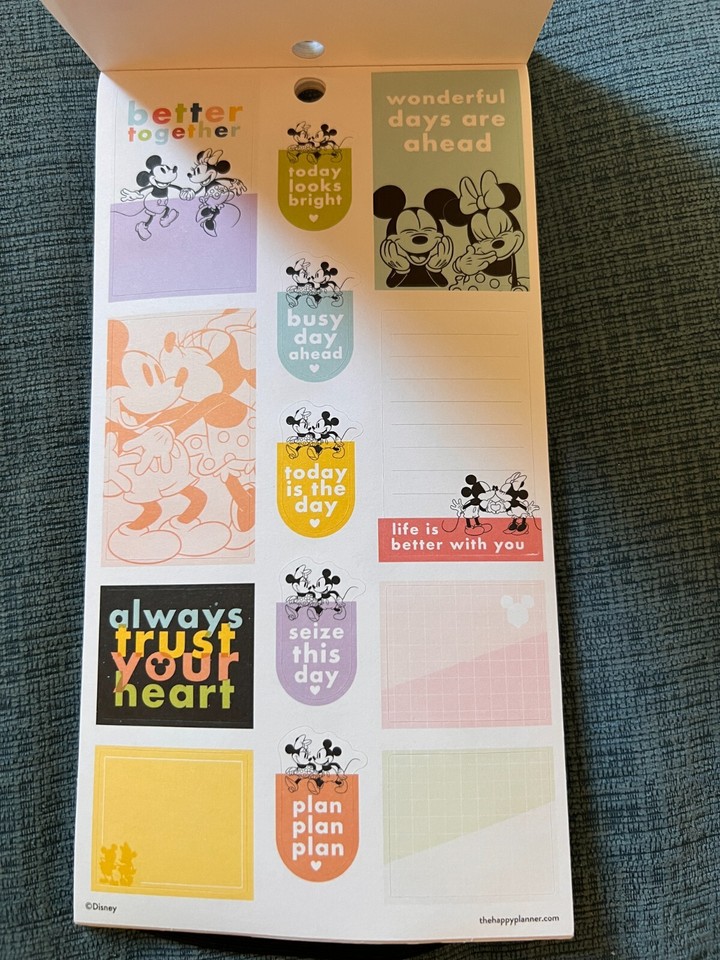 NEW The Happy Planner Disney Mickey Colorblock Sticker Pack 477 Pcs. | eBay