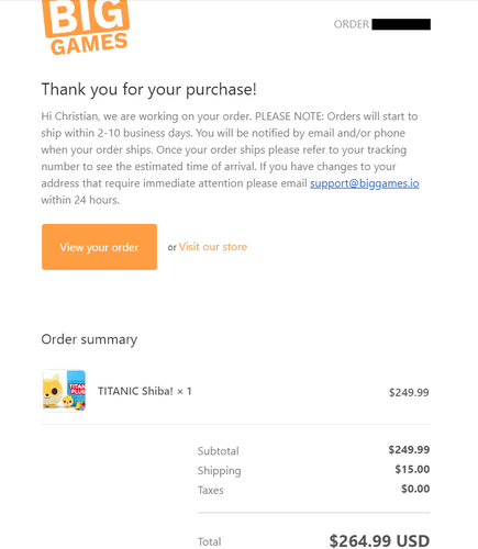 BIG GAMES - Pet Simulator 99 TITANIC Shiba! with DLC [IN HAND] (SOLD ...