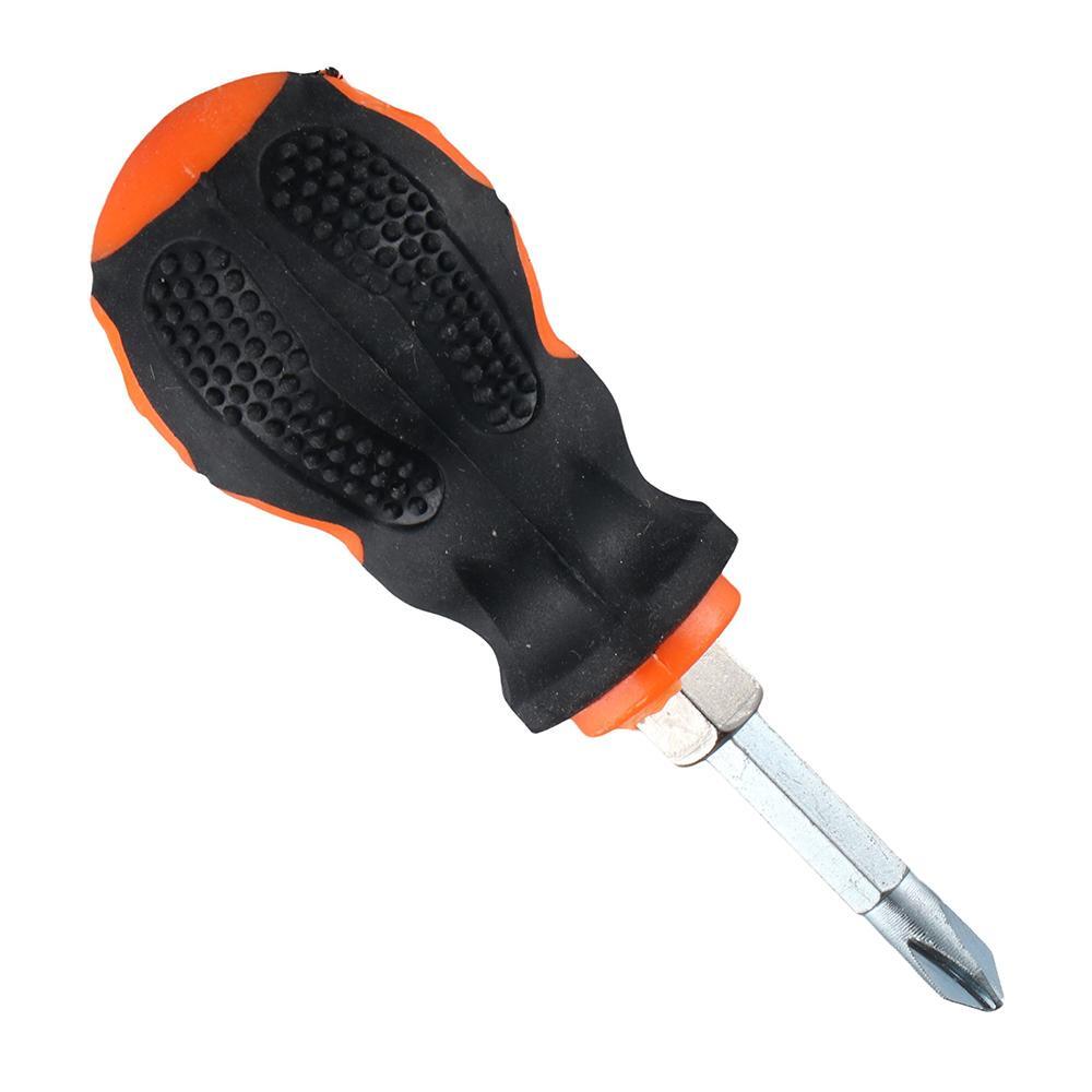 Multi-Purpose Slotted Screwdriver Short Handle Repair Tools Dual ...