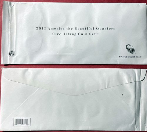 USA 2013 P D America the Beautiful Quarters Ten 10 Coin Set Sealed at ...