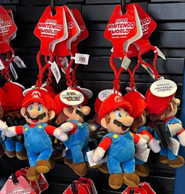 Universal Studios Super Nintendo World Mario Kart Mario Plush Keychain ...