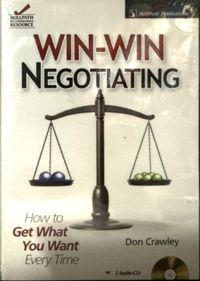Win-Win Negotiating How to Get What You Want Brand New Sealed Audio CD ...