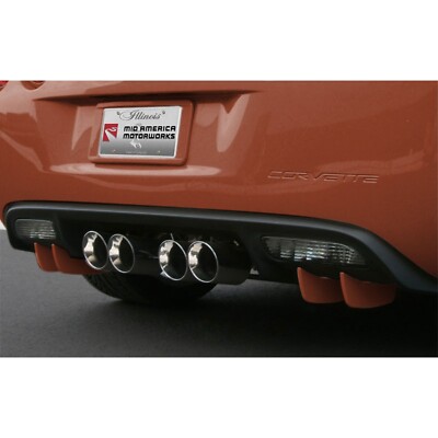 2005-2013 Corvette C6 Altec Painted Rear Diffuser Fins Daytona Sunset ...