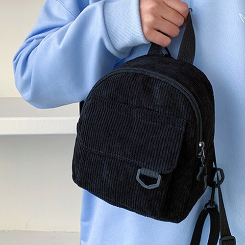 For Women Student Solid Travel Portable With Handle Mini Backpack Soft ...