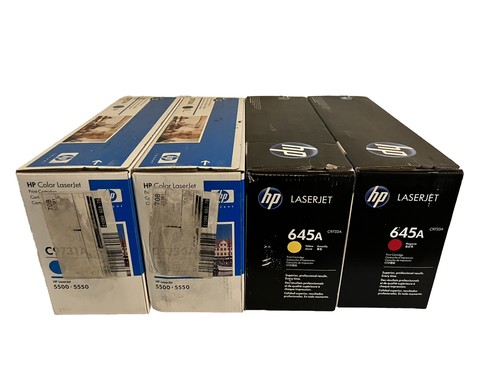 HP 645A SET C9730A, C9731A, C9732A, C9733A Original HP Toner Cartridge ...