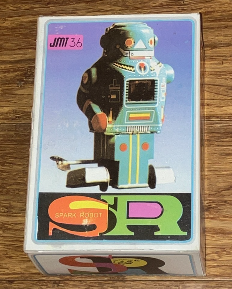 Vintage 1980s JMT 36 Spark Robot Retro Wind-Up Toy | eBay