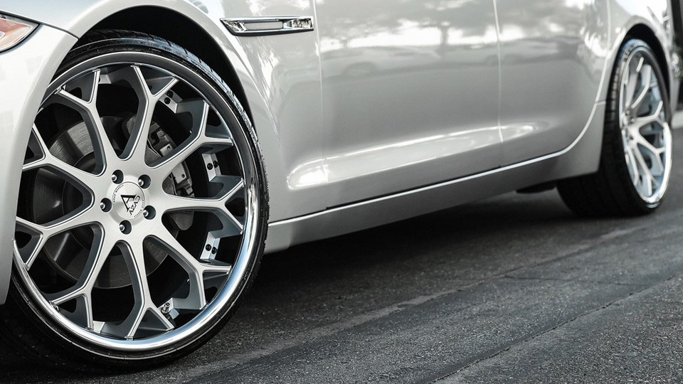 20x9"Azad Wheels AZ99 Silver with Chrome SS Lip Rims | eBay