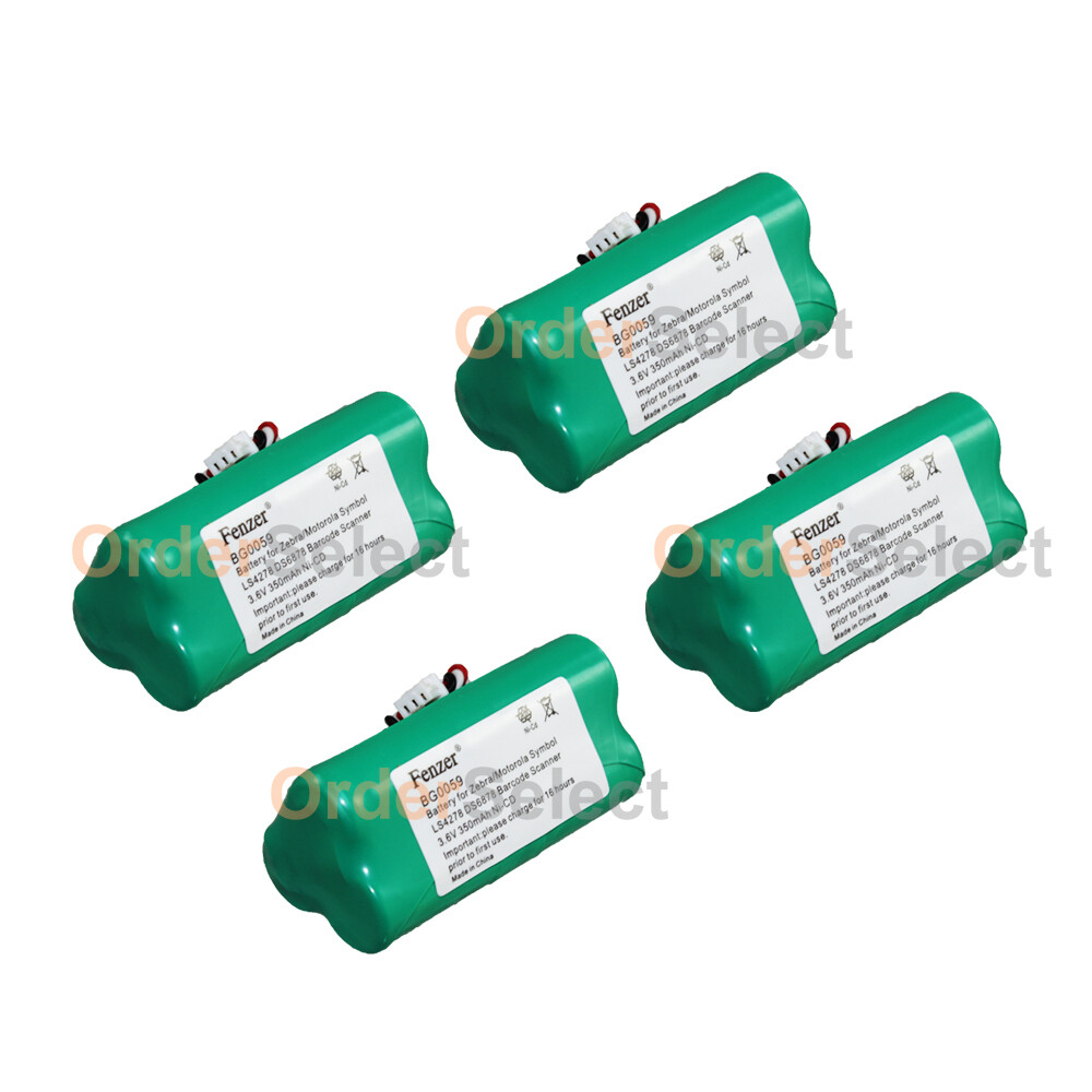 4X Battery for Zebra/Motorola Symbol LS4278 DS6878 82-67705-01 Barcode ...
