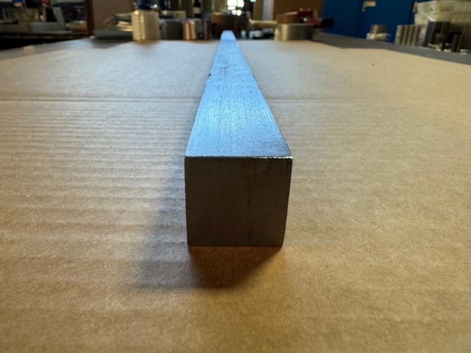 3/4" Square Steel Bar x 36" Length; 1018 Cold Rolled Bar, 0.75" Square ...