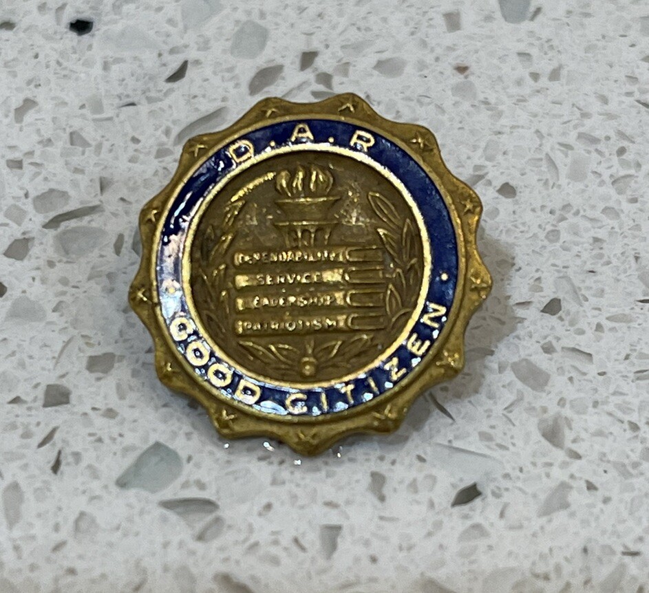 DAR Good Citizen Daughters of the American Revolution pin badge | eBay