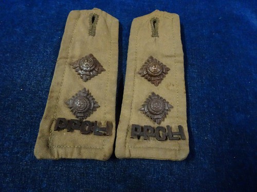 Orig Vintage Pair Of Epaulettes "PPCLI - Princess Patricia's Cdn Light ...