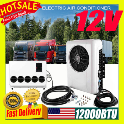12V 12000BTU Rooftop Air Conditioner Electric AC Unit Fit RV Motorhome ...