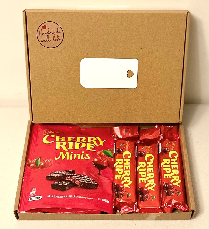NEW Cadbury Cherry Ripe Minis & Chocolate Bar Hamper AUSTRALIA IMPORT ...
