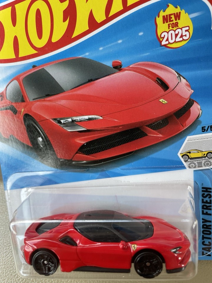 Hard to Find New 2025 Hot Wheels Ferrari SF90 Stradale-HW Factory Fresh ...