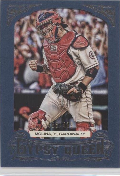 2014 Topps Gypsy Queen - Yadier Molina #62 Blue Framed /499 for sale ...