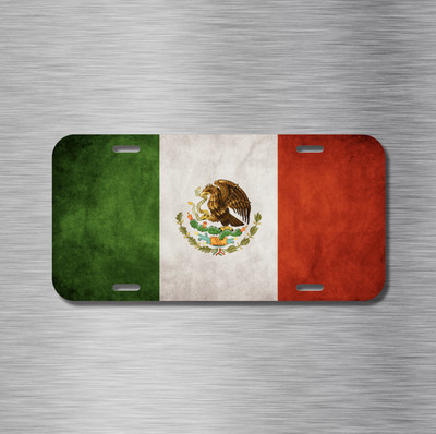 Mexico Flag Vehicle License Plate Auto Car Mexican Mexicanos Oaxaca NEW ...