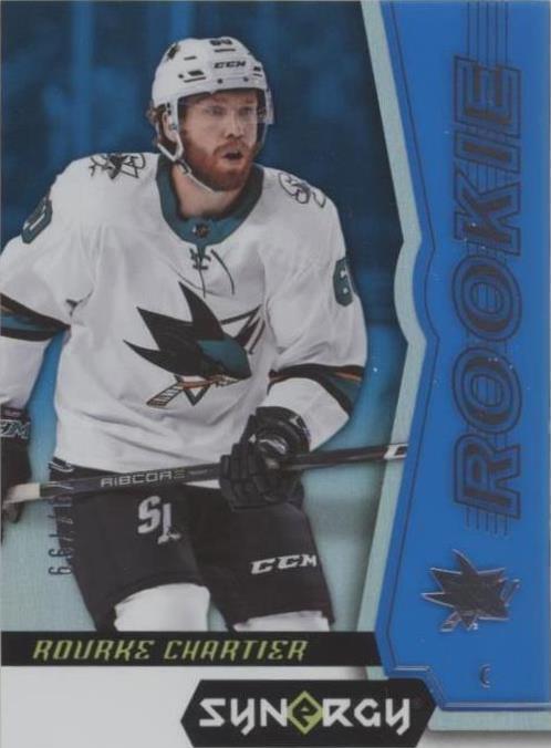 2018-19 Upper Deck Synergy - Rookies Rourke Chartier #46 Blue /799 (RC ...