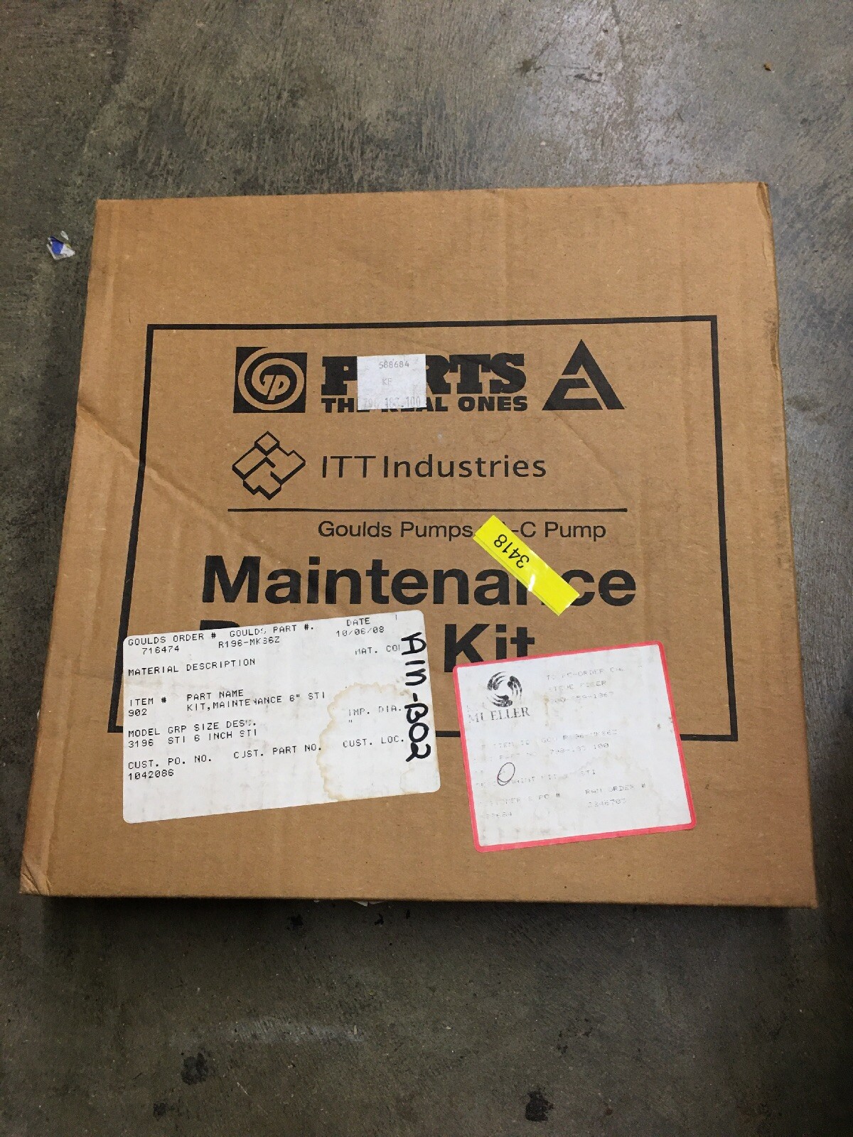 Goulds R196-mks6z 3196 STX Pump Maintenance Seal Kit for sale online | eBay