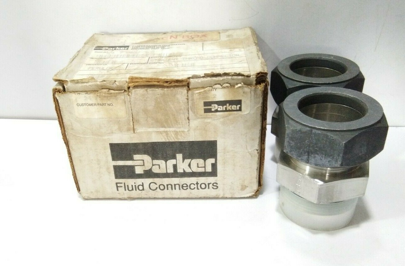 Parker 24 F5BU-S8 Ferulok Straight Thread Connector - 2pc lot | eBay